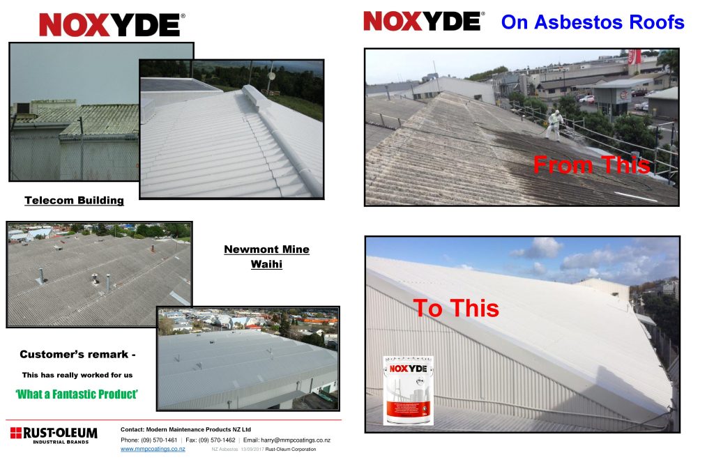 Noxyde - Asbestos Encapsulation - Modern Maintenance Products